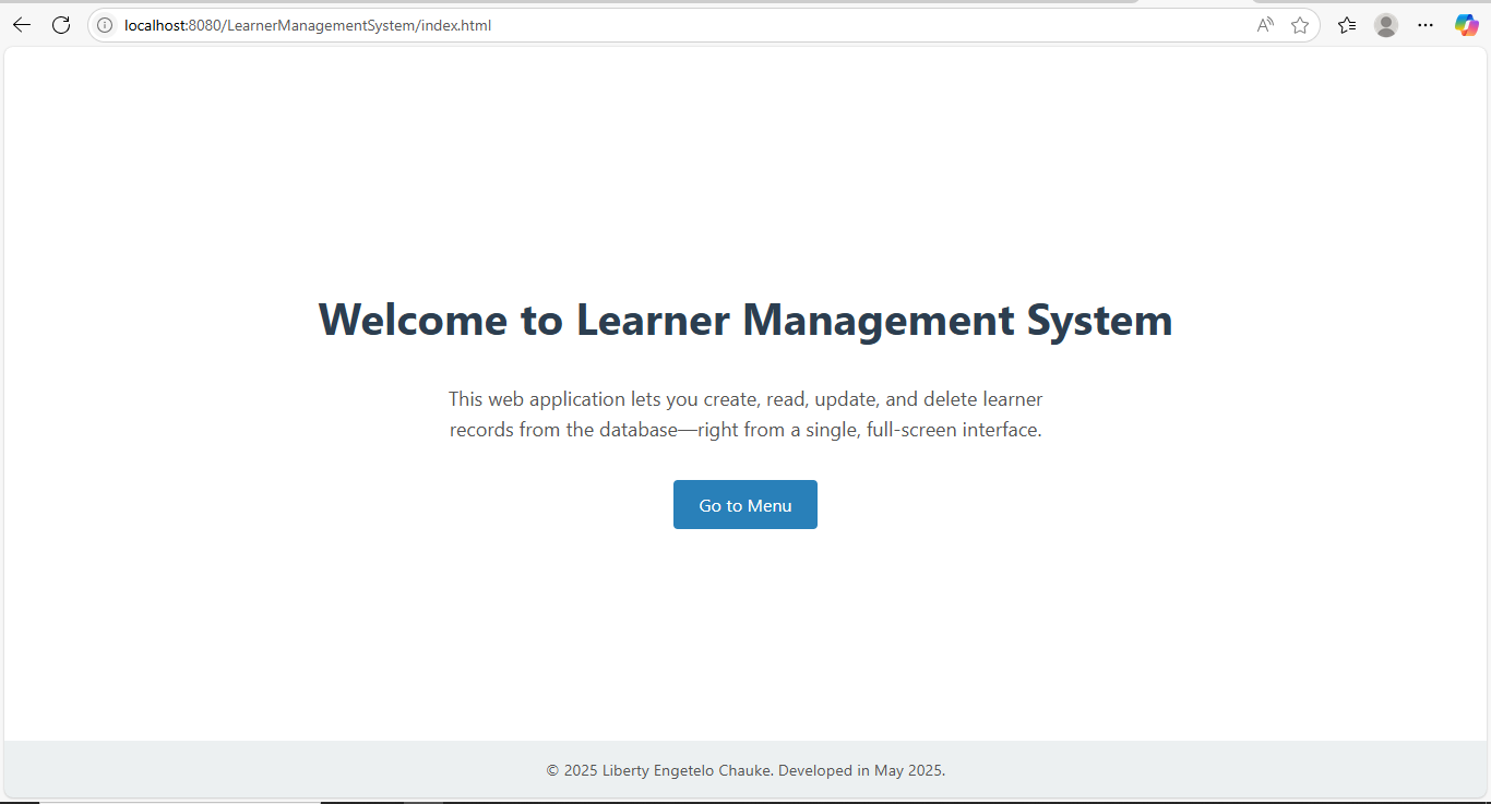 Learner Management System — Gallery